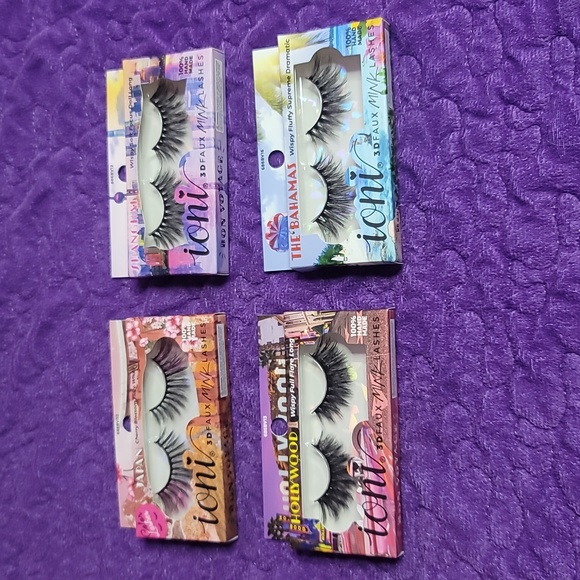 Ioni Eyelashes | Makeup | Ioni Eyelash Hollywood Collection Of 4 | Poshmark